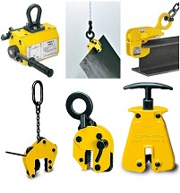 lifting grabs & Magnets, plate clamps & pipe holders