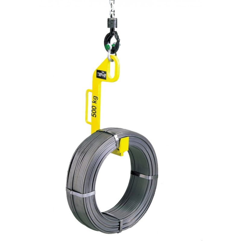 Lifting and Turning C-Hook For Coiled Steel, Up to 3000 kg Swl