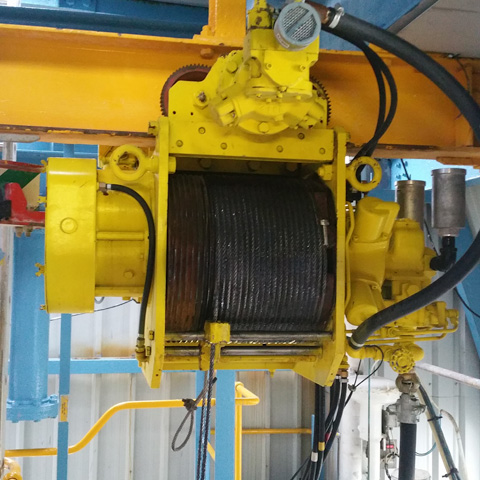 Complete Refurbishment of 6 Off Globe Air Powered Wire Rope Hoists - News